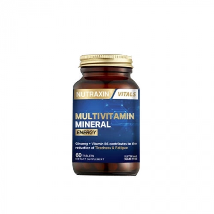 Nutraxin Multivitamin Mineral Energy 60 Tablet - Vitamin ve Destek ...