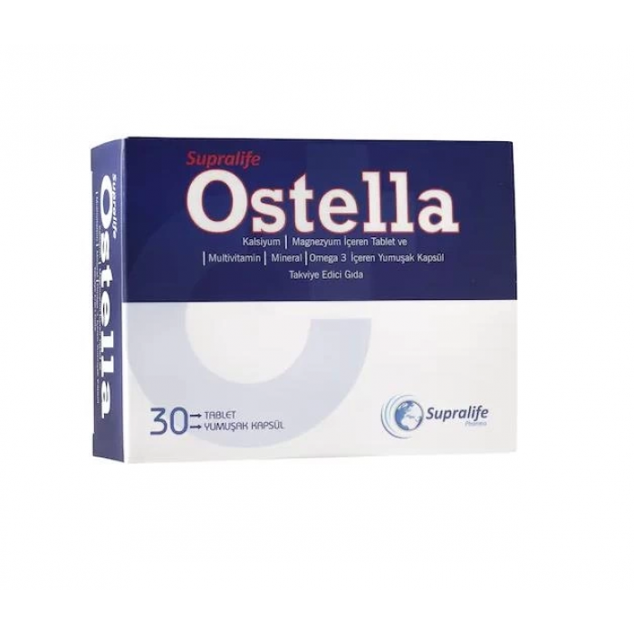 SUPRALIFE PHARMA Ostella 30 Tablet - Multivitamin Takviye Edici Gıda