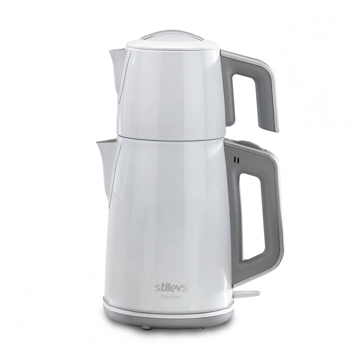 Stilevs Çays Inox Çelik Çay Makinesi - Beyaz