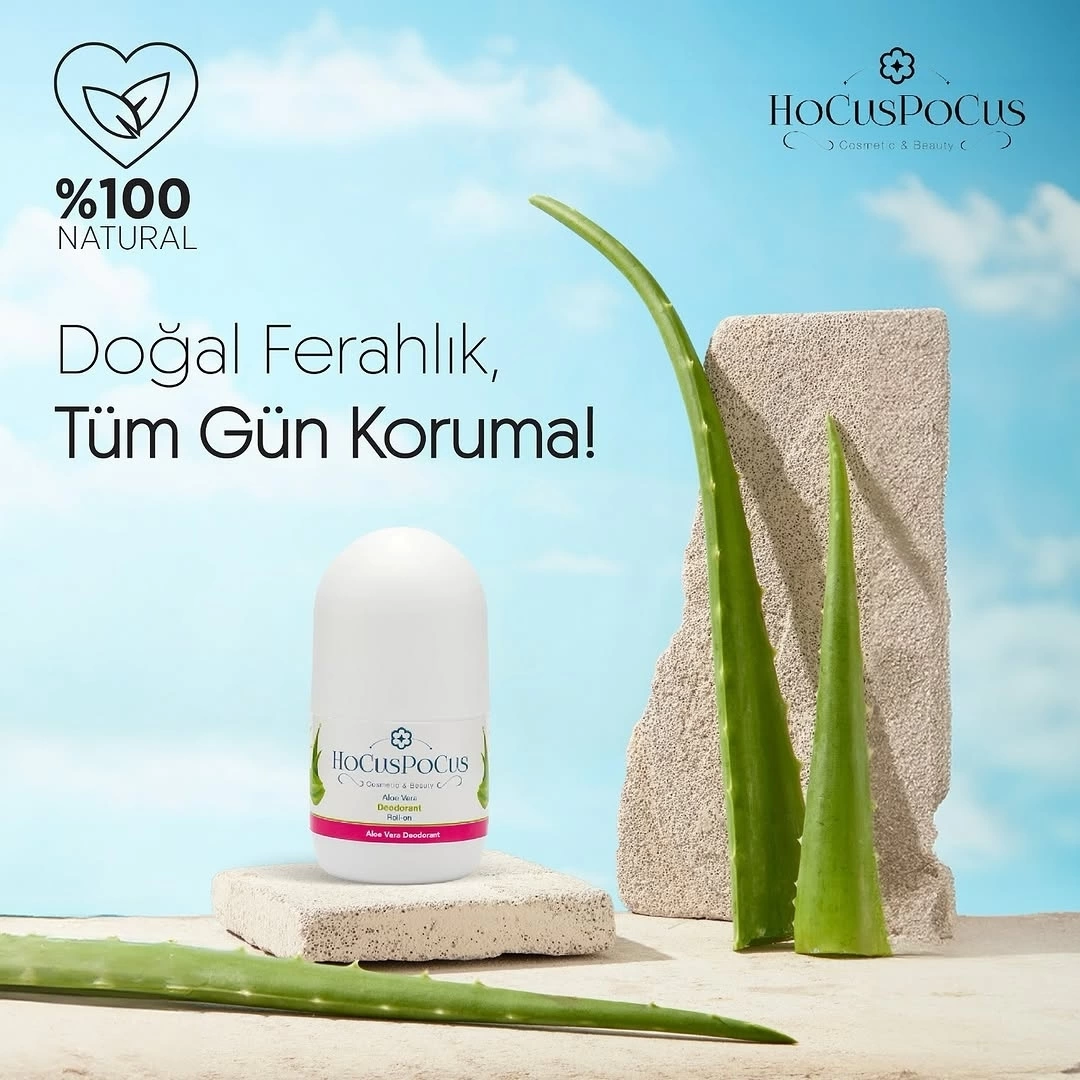 Aloe Vera Roll-On Deodorant | Hocus Pocus Natural Antiperspirant ...