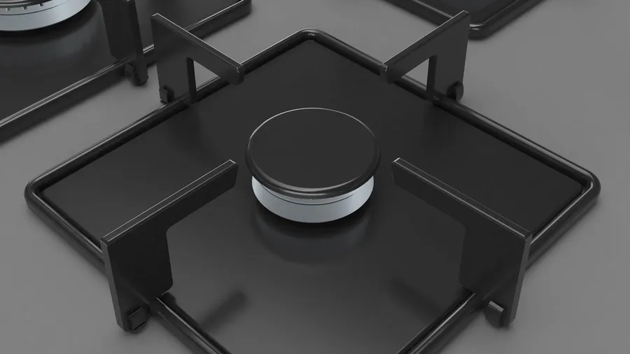 Siemens EN7B9QO12O iQ300 Gazlı Ocak 75 cm Sert cam, Antrasit gri