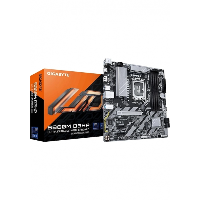 Gigabyte B860M D3HP DDR5 9066MHz (OC) mATX Anakart | Intel LGA1851, M.2 ...