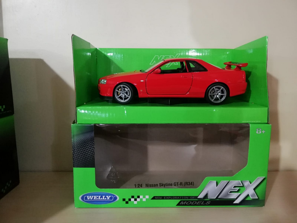 WELLY 1/24 NISSAN SKYLINE GT-R R34 24108W