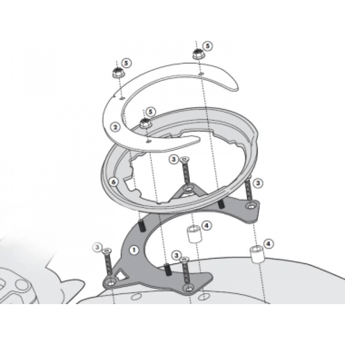 Gıvı Bf09 Depoüstü Çanta Aparatı (Ducatı)