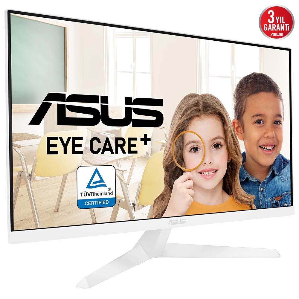ASUS VY279HE-W 27 IPS, BEYAZ,RENK ARTIRMA 1920x1080 1MS 75HZ HDMI VGA ...