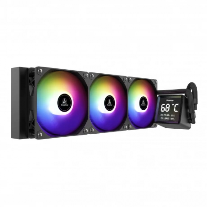 SEGOTEP BeAced 360 Siyah 360mm AIO LCD Ekranlı Sıvı Soğutucu