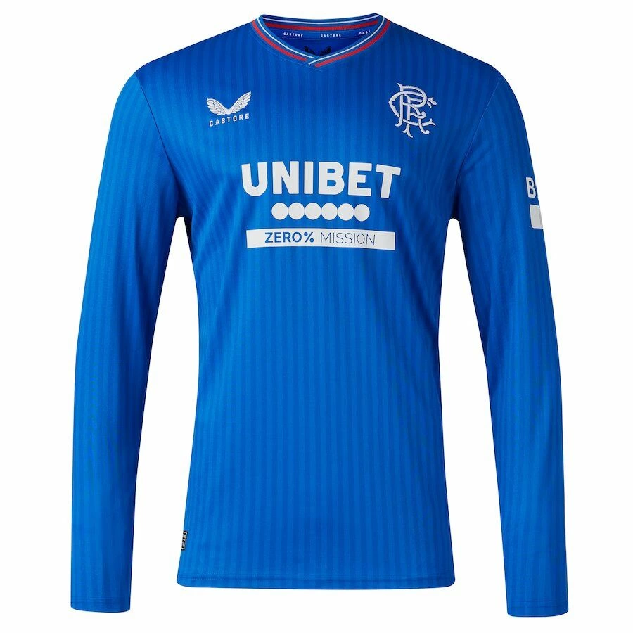 Glasgow Rangers 2023 - 2024 Uzun Kol Forma Home - Footytiento