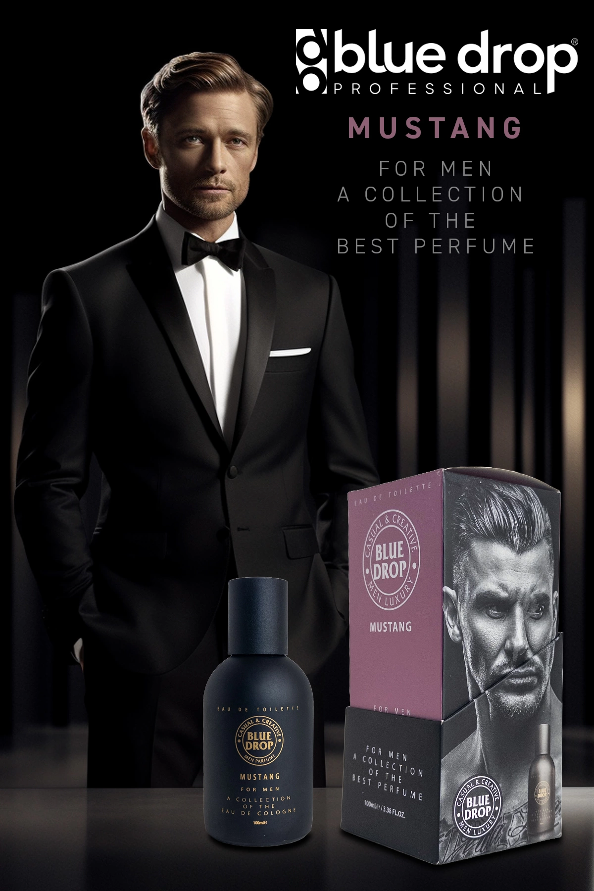 Blue Drop Men's Perfume Mustang is the Choice of Professional ...