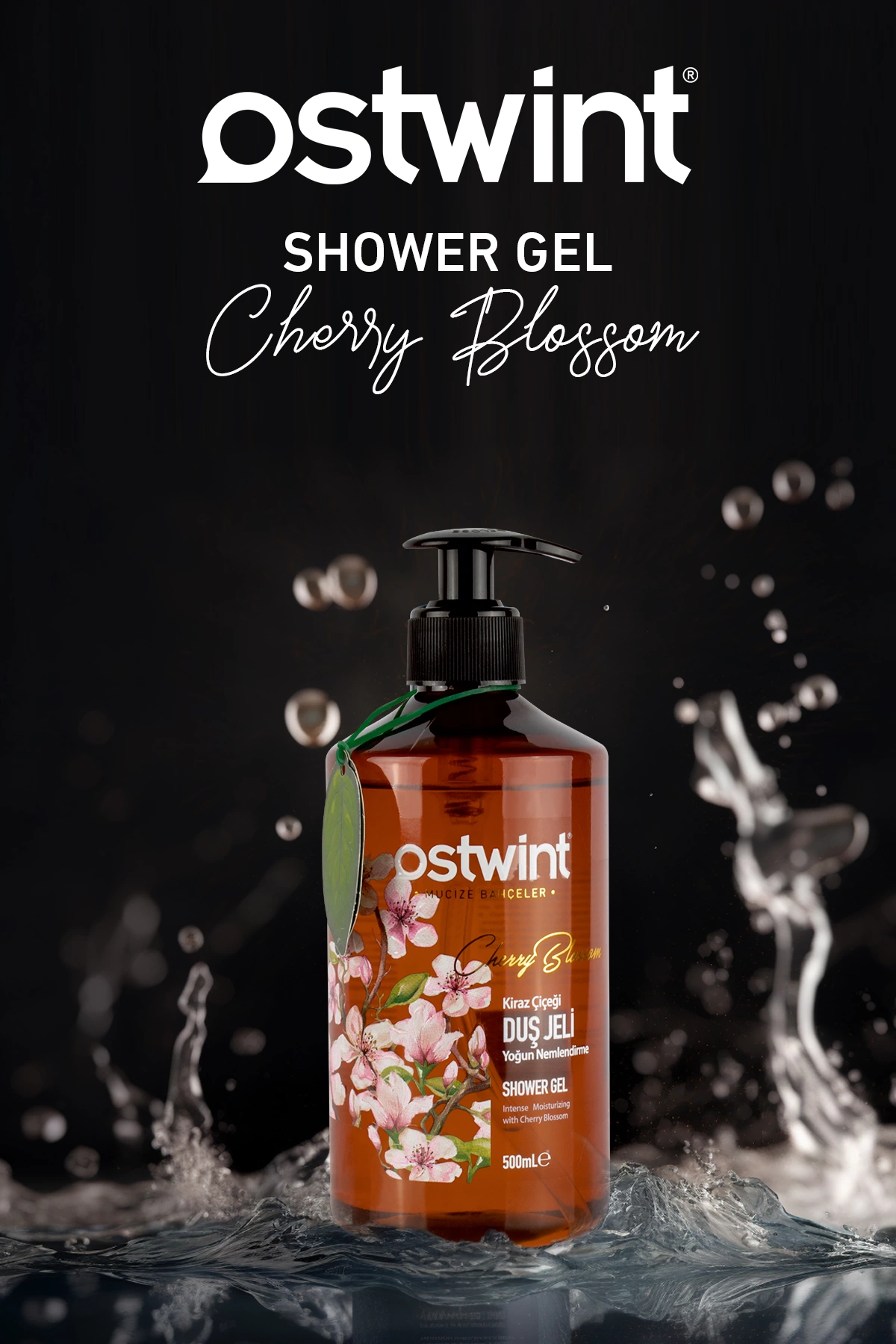 Ostwint Mucize Bahçe Duş Jeli Kiraz Çiçeği 500 ml ile Profesyonel ...