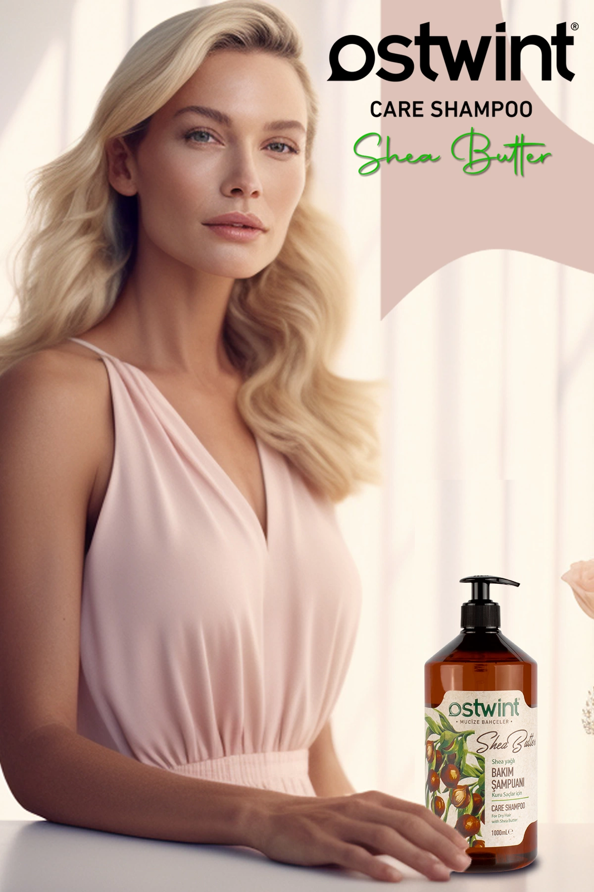 Ostwint Mucize Bahçe Tuzsuz Şampuan Shea Butter 1000 ml ile Profesyonel ...