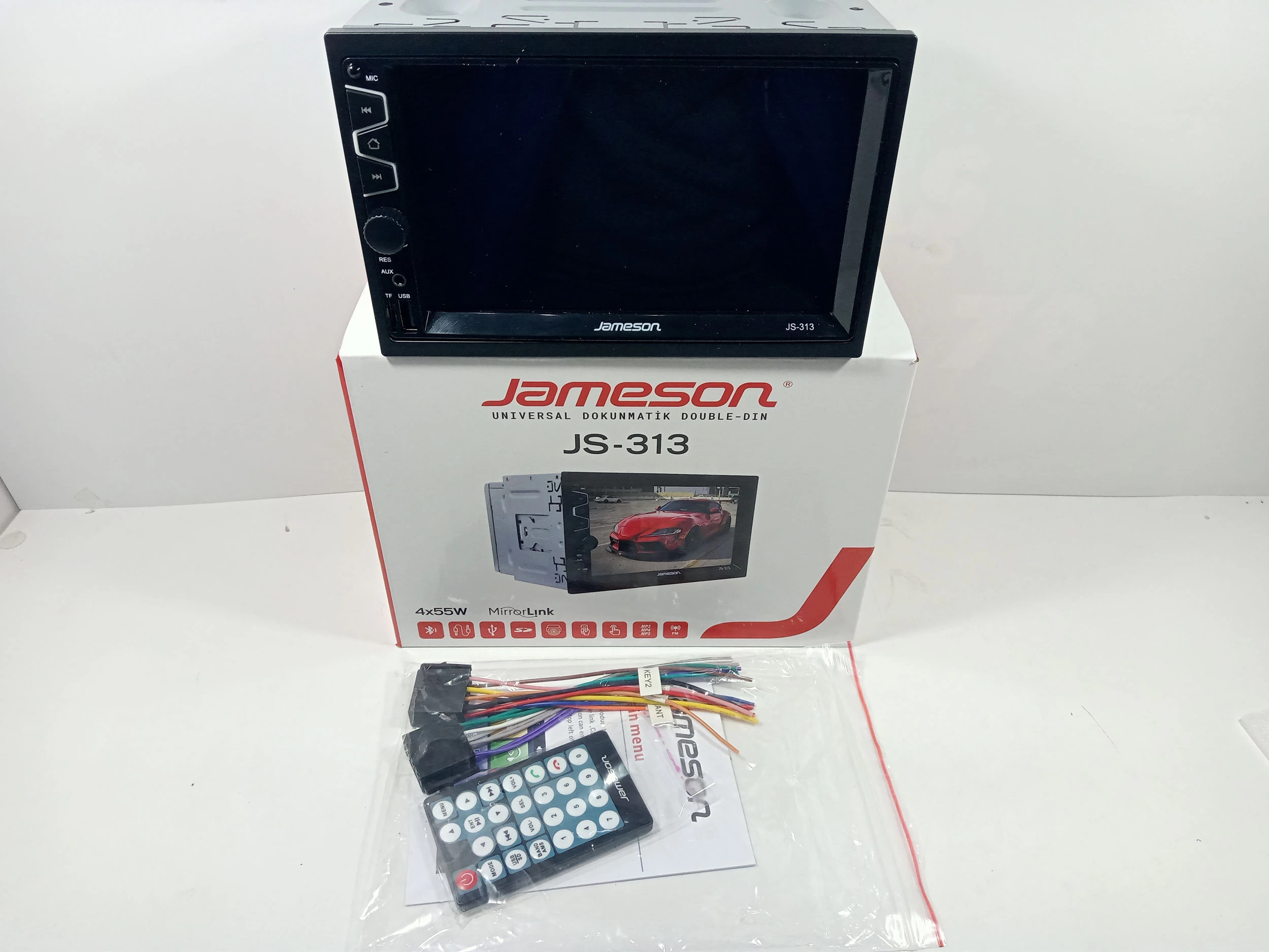 Jameson Double Teyp – Jameson JS-313 7″ Ekranlı Teyip – Park Kameralı