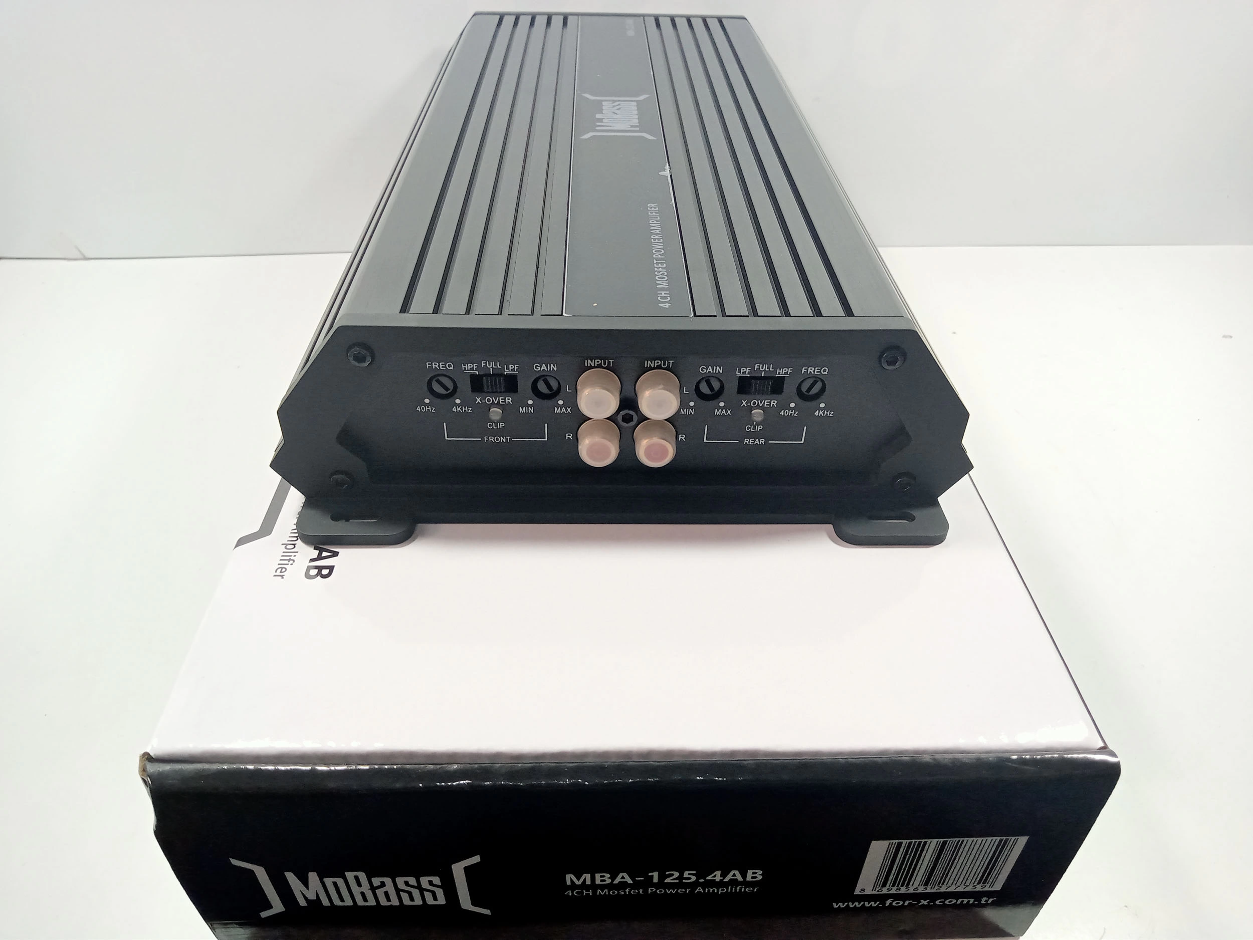 Mobass Amfi – 4 x 125 RMS Ses ve Bass Amfisi – Mobass MB-125.4 AB Class ...