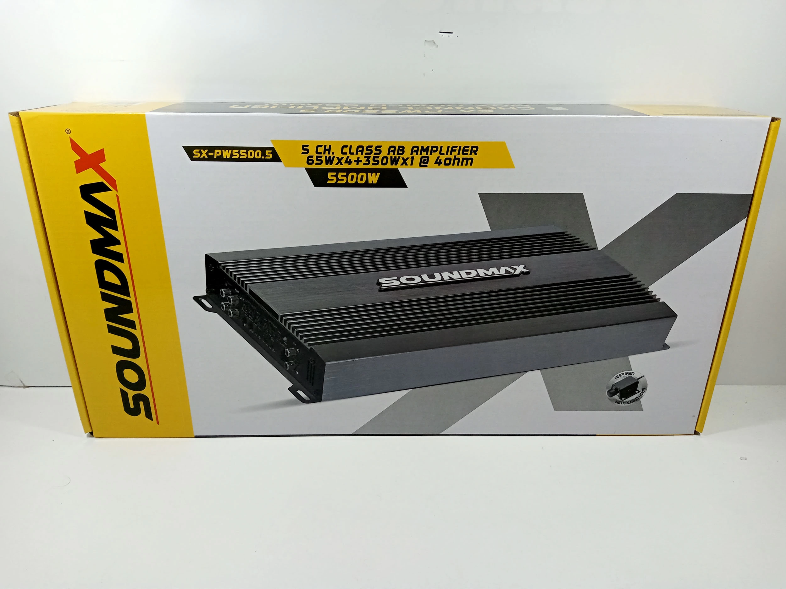 Soundmax 5 Kanal Amfi – Soundmax SX-PW5500.5 – 5500w Bass Kontrollü Oto Anfi