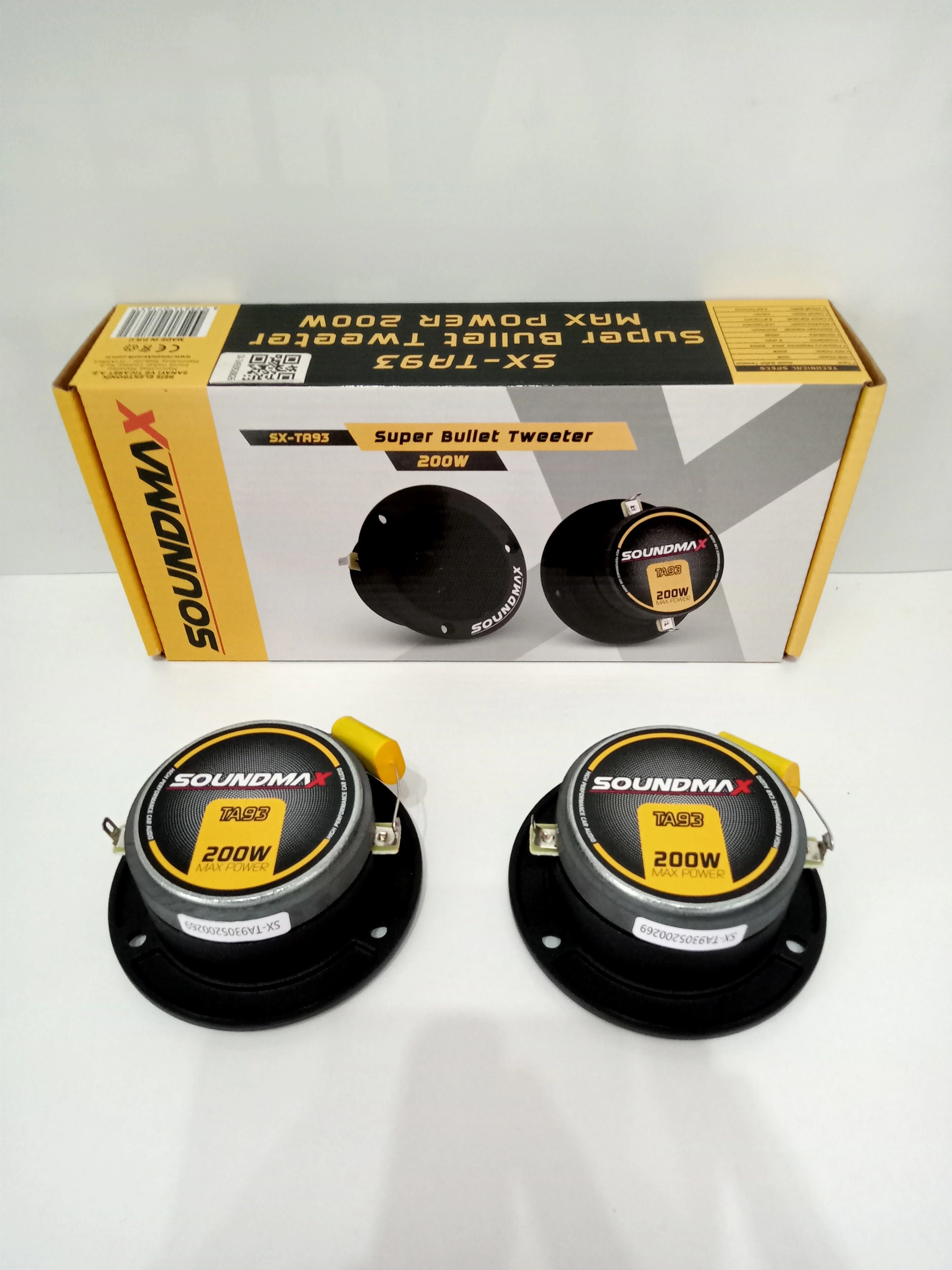 Soundmax Dome Tweeter 10cm - 200w 100RMS 10cm Bullet Tweeter