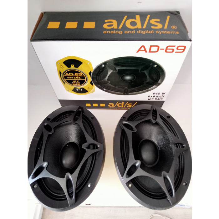 Ads Oval Midrange - 940w 105 RMS Kayık Midrange