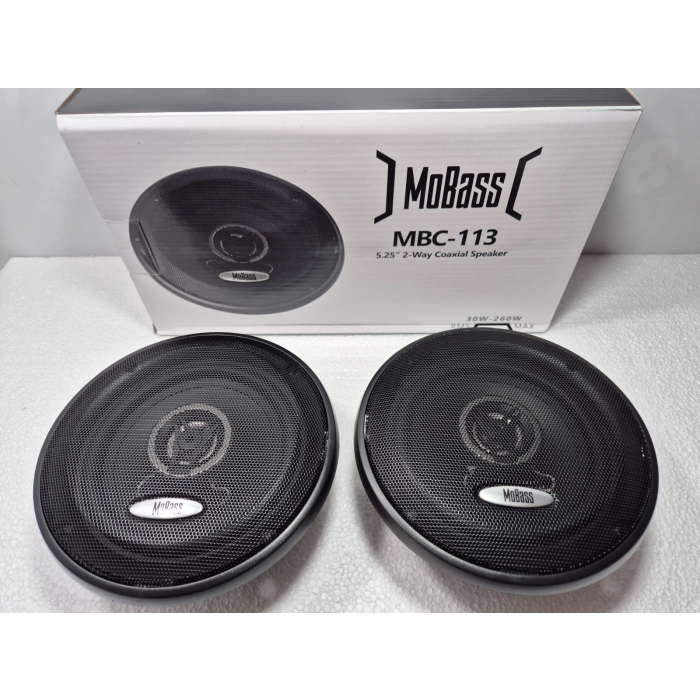 Mobass 13cm Hoparlör – Mobass MBC-113 - 260W Kapaklı , Tweeterli Kapı Hoparlörü 13cm
