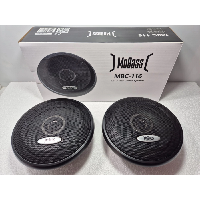 Mobass 16cm Hoparlör – Mobass MBC-116 - 300W Kapaklı , Tweeterli Kapı Hoparlörü 16cm