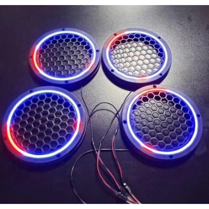 Pixel Ledli 16cm Hoparlör Kapağı – Animasyonlu Piksel RGB Neon Led 16cm Midrange Kapak ...
