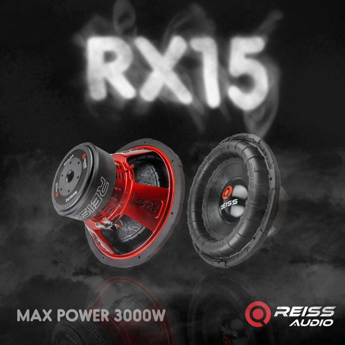 Reiss 38cm Bass - Reiss RS-RX15 Çift Bobin 3000w 1500RMS Subwoofer 38cm ...