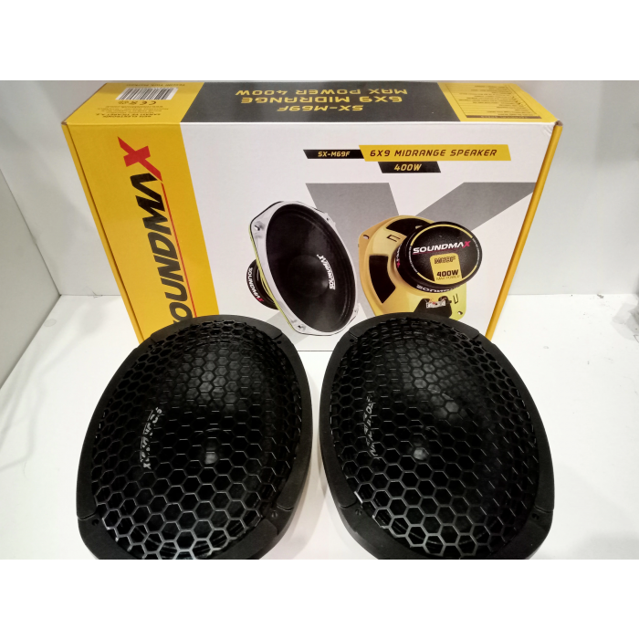 Soundmax Oval Midrange Hoparlör - 400w 100RMS Soundmax Kayık Midrange