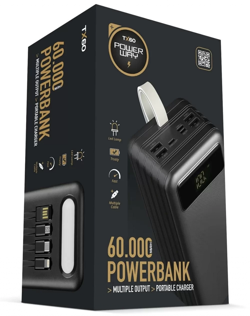 POWERWAY TX60 60.000MAH POWERBANK