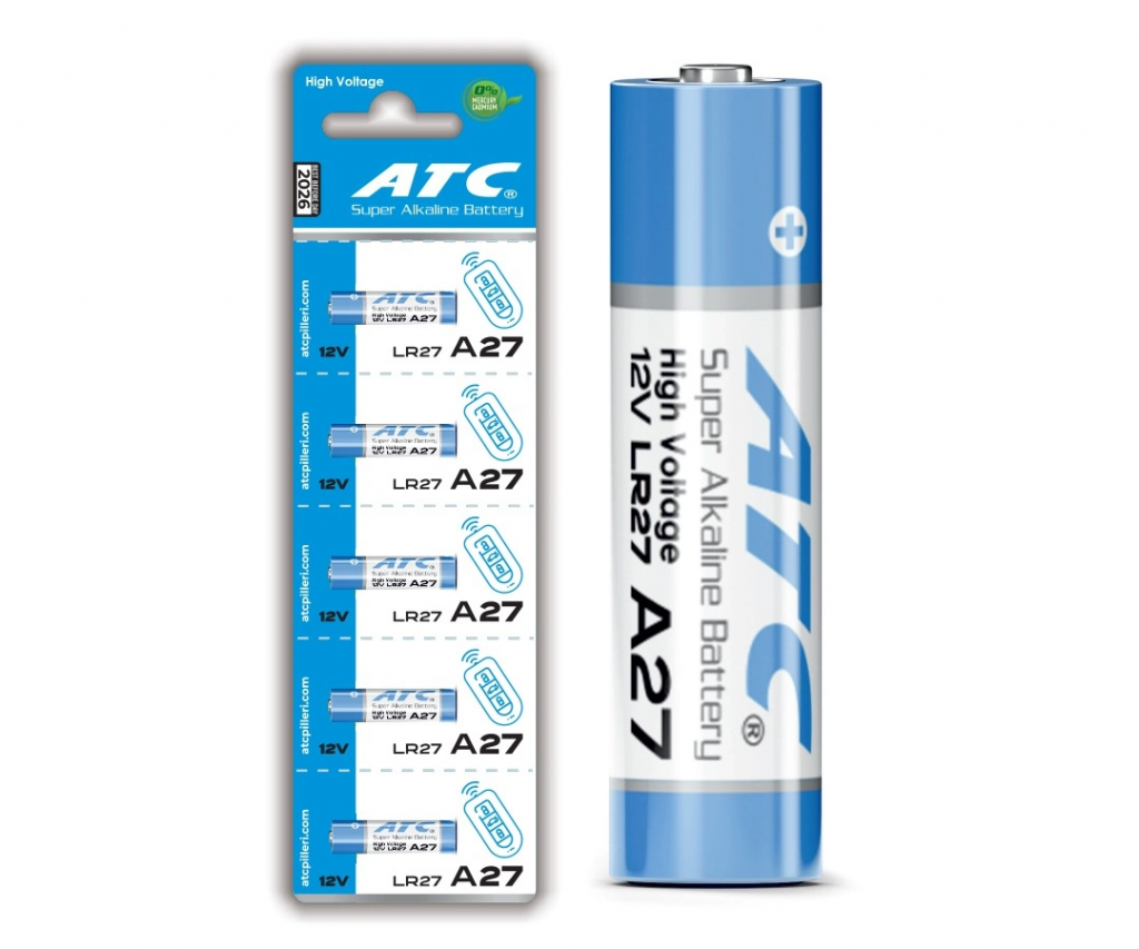 ATC A27 ALKALİNE PİL 5'Lİ
