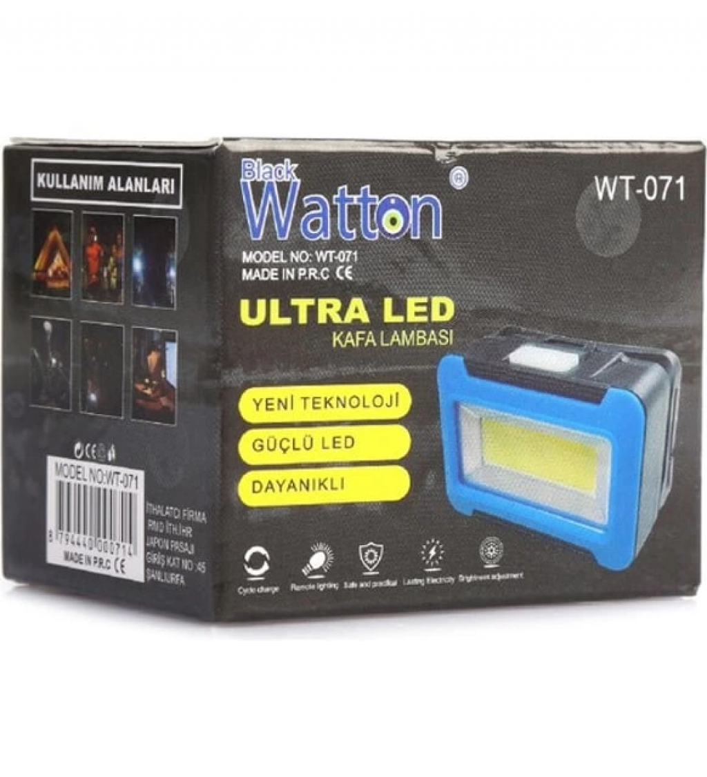 WATTON WT-071 PİLLİ KAFA LAMBASI