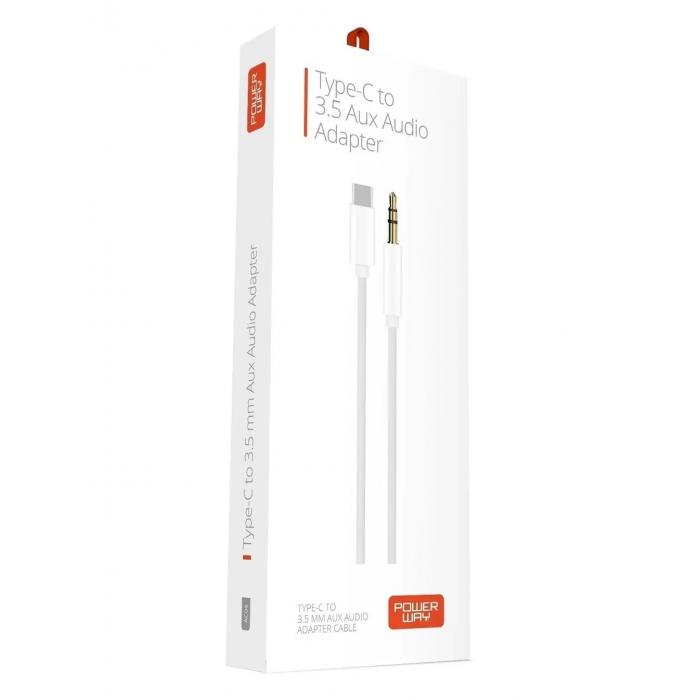 POWERWAY AC06 TYPE-C AUX KABLO