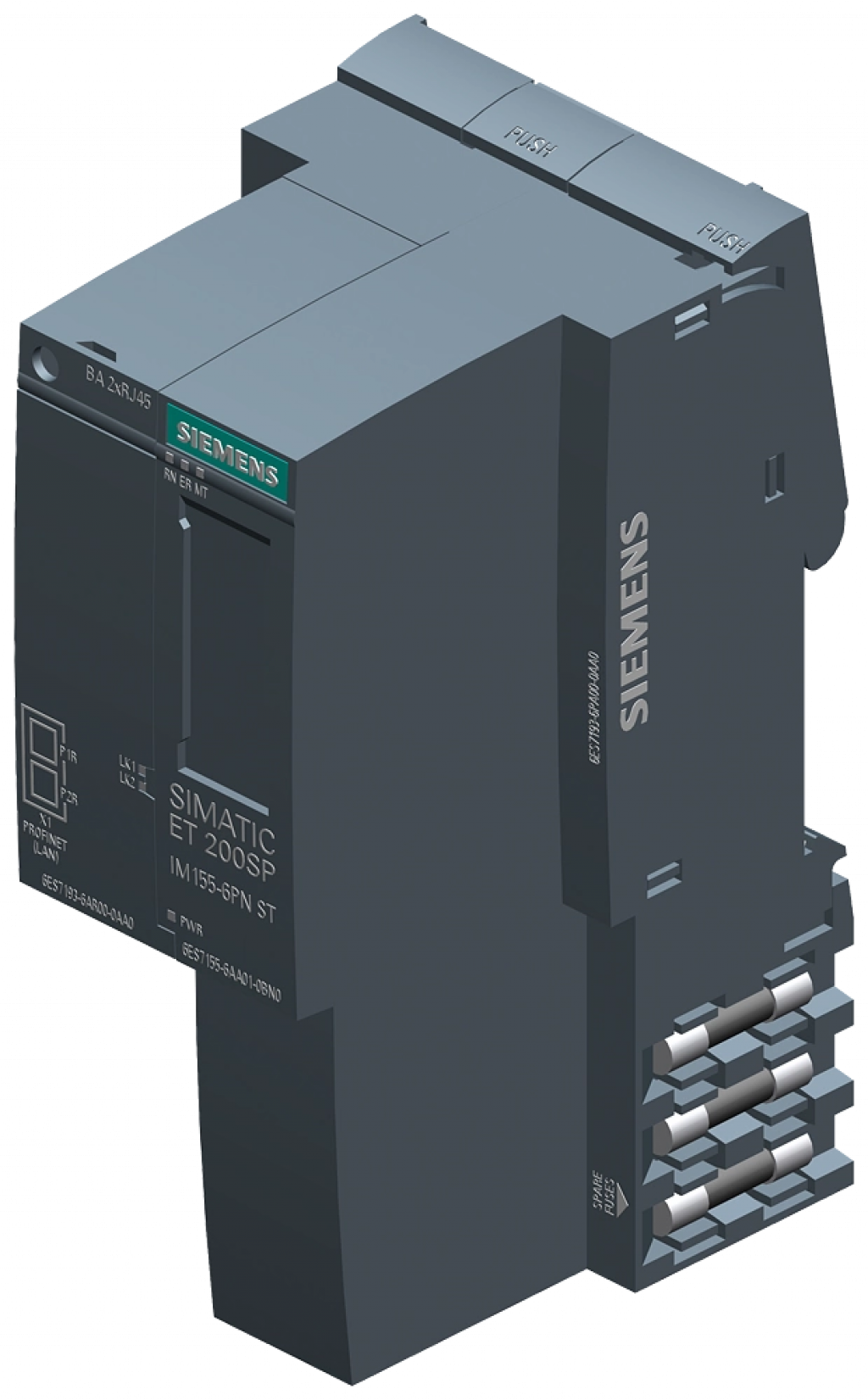 6ES7155-6AA02-0BN0 SIMATIC ET 200SP, PROFINET bundle IM, IM 155-6PN ST ...