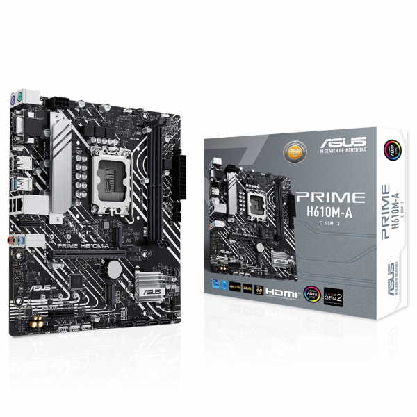 Asus Prime H610M-A-CSM DDR4 3200MHz (OC) RGB M.2 1700p mATX Anakart Fiyatı