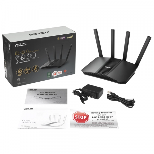 Asus RT-BE58U BE3600 Dual Band Wi-Fi 7 Extendable Router Fiyatı