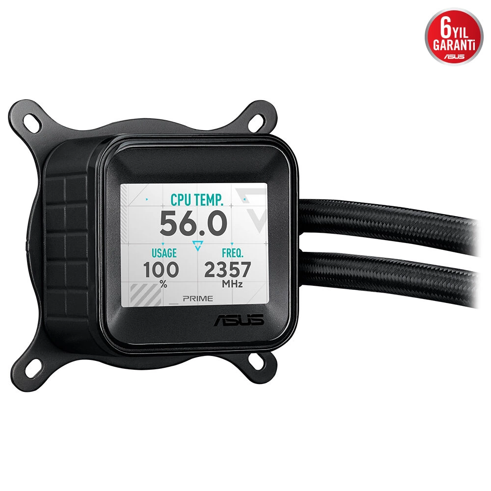 Asus LC 360 ARGB LCD 360mm Intel-AMD Uyumlu Sıvı Soğutucu Fiyatı