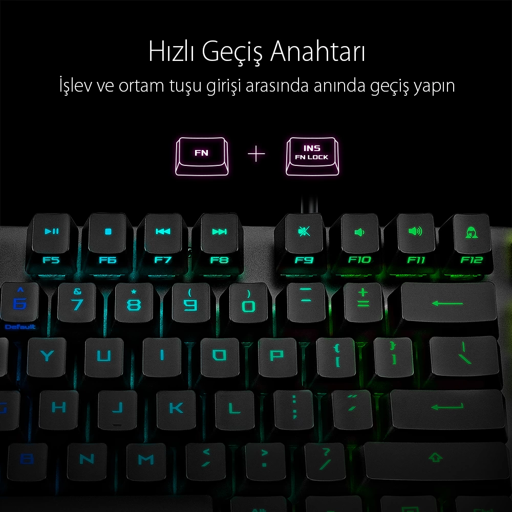 Asus ROG Strix Scope RX Blue Switch IP57 Su Geçirmez ve Toza Dayanıklı ...