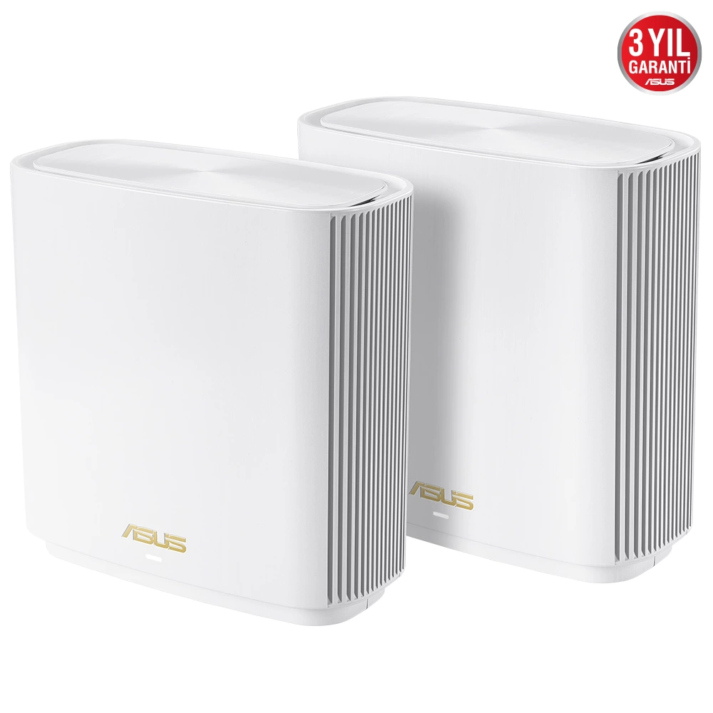 Asus ZenWiFi XT8 AX6600 Wi-Fi-6 Beyaz Mesh Sistemi 2li Set Fiyatı