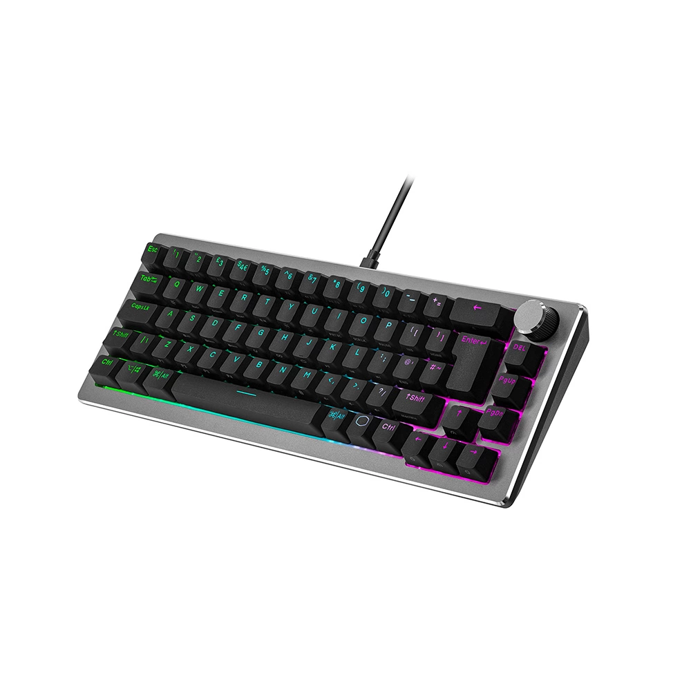 Cooler Master CK720 Siyah RGB Hot Swap %65 Kailh Box White Switch Mekanik Kablolu Gaming Klavye ...