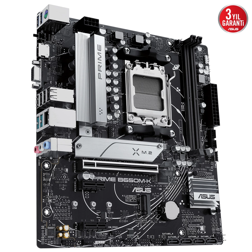 Asus Prime B650M-K MATX RGB M.2 DDR5 AM5 Anakart Fiyatı