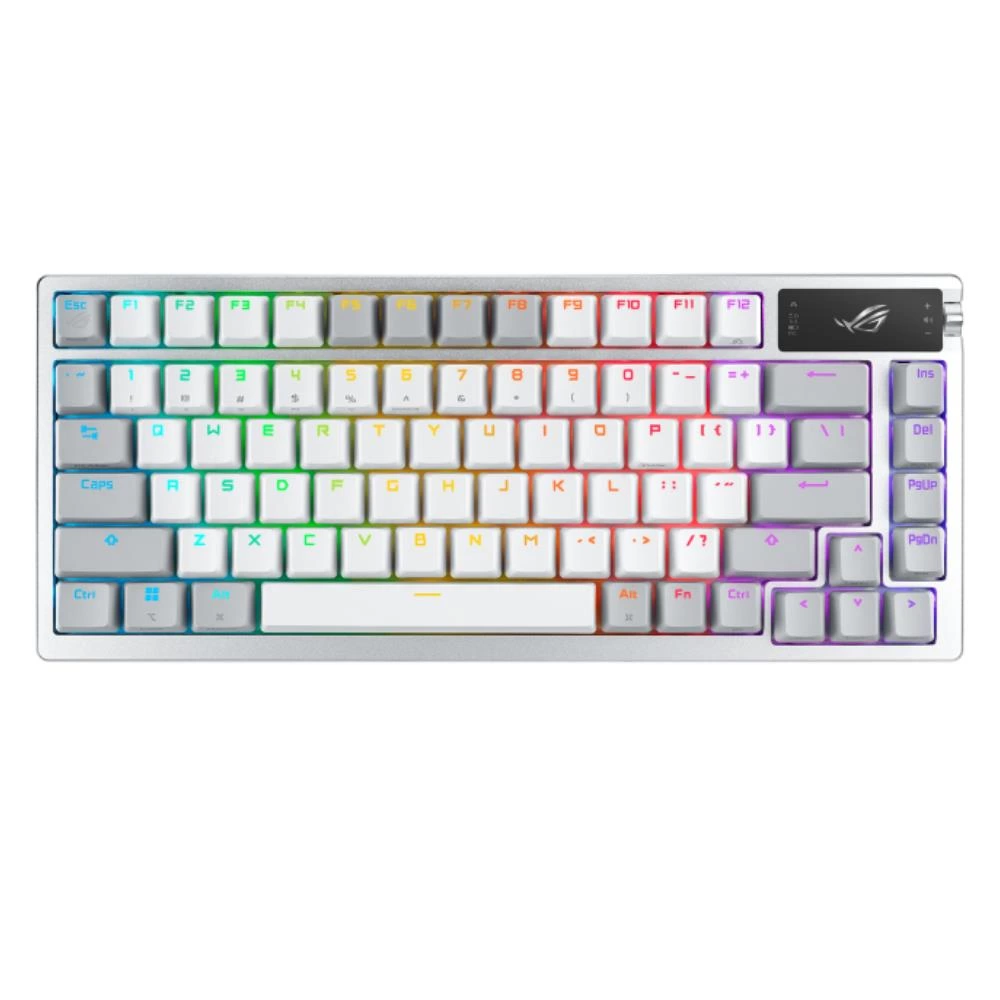 Asus ROG Azoth NX Snow Switch RGB Kablosuz Beyaz Mekanik Gaming Klavye ...