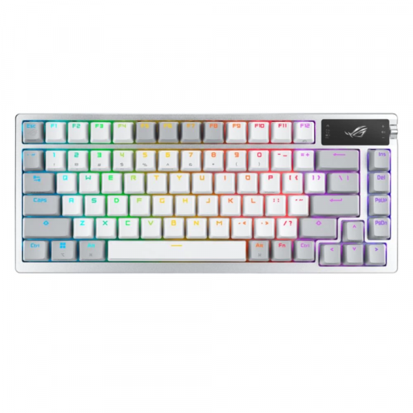 Asus ROG Azoth NX Snow Switch RGB Kablosuz Beyaz Mekanik Gaming Klavye ...