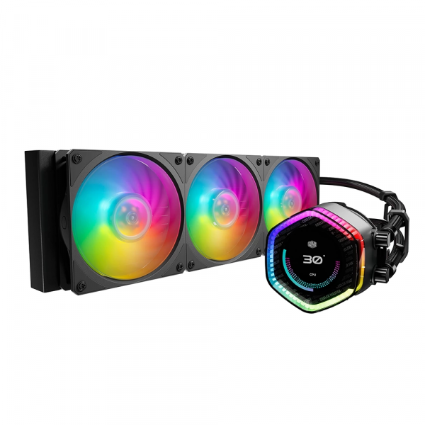 Cooler Master MasterLiquid 360 ION LCD ARGB 360 mm Intel(1700p)-AMD ...