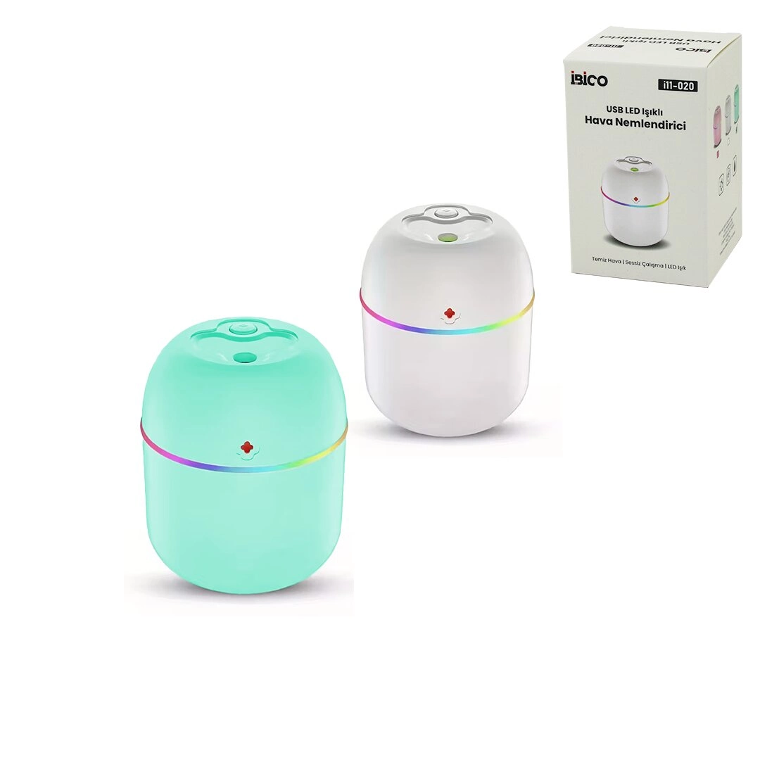 İBİCO İ11-020 ( MİNİ ) ( USB ŞARJLI & IŞIKLI ) HAVA NEMLENDİRİCİ ...