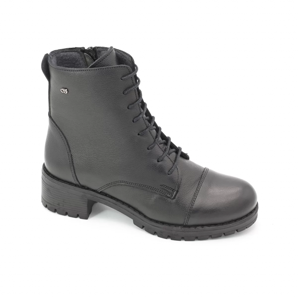 2670 SRK Hakiki Deri Bayan Bot Siyah