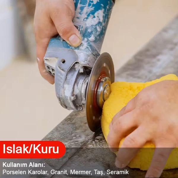 Turbo Elmas Testere Granit Mermer Seramik Kesme Diski 1.15 mm