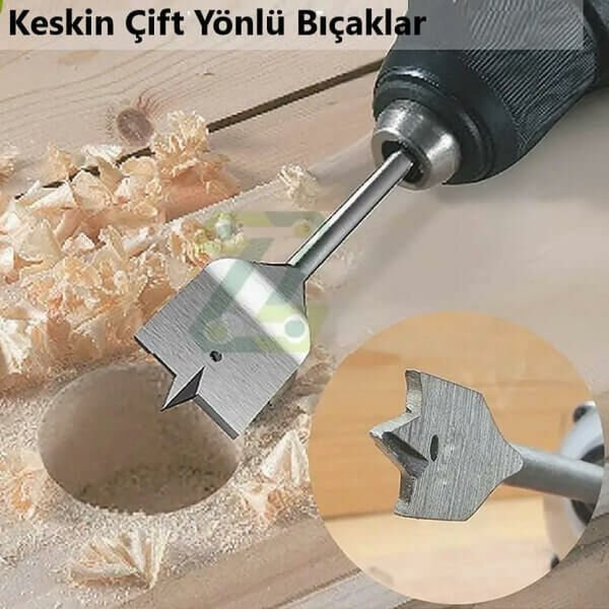 6 Parça Matkap Ucu Ahşap Oyma Yaprak Kelebek Uç