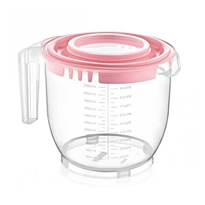 Kapaklı Mikser Kabı 2500 ml