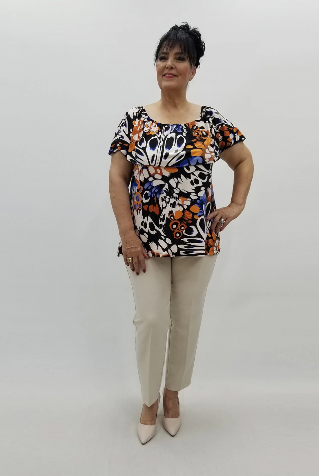 Miraggio Büyük Beden Bluz 99766 TABA