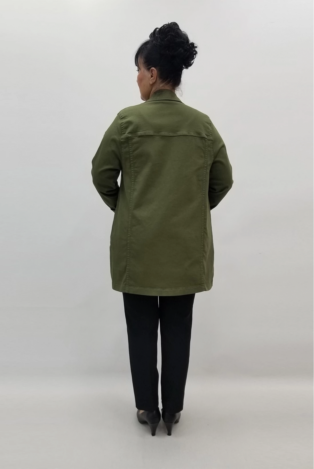 Miraggio Büyük Beden Ceket 99359 YEŞİL