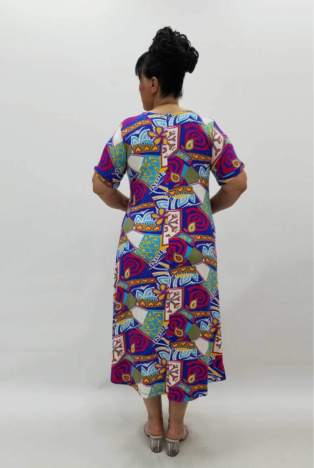 Miraggio Büyük Beden Elbise 99701 SAKS