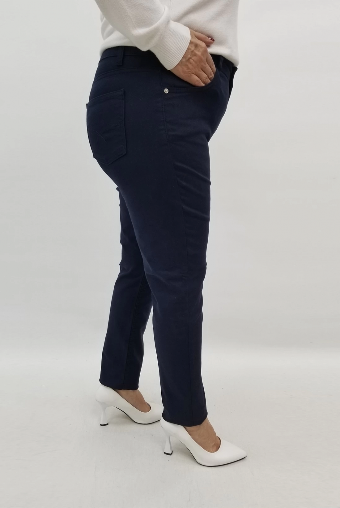 Miraggio Büyük Beden Kot Pantolon 99396 LACİVERT