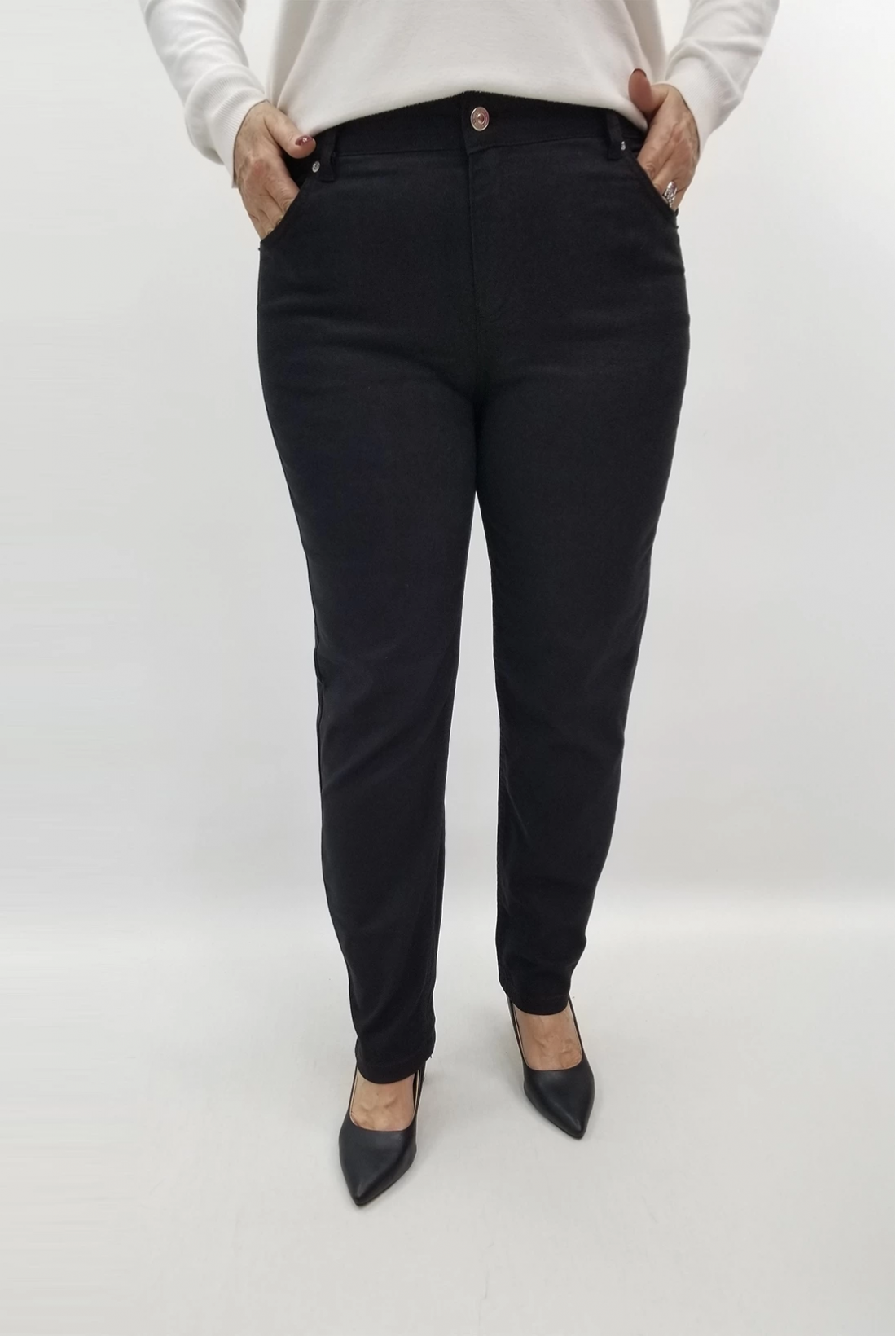 Miraggio Büyük Beden Kot Pantolon 99396 SİYAH