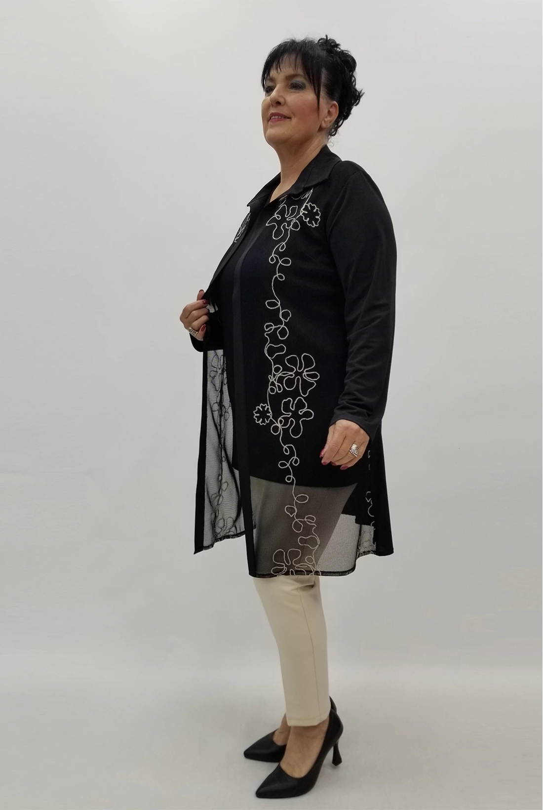 Miraggio Büyük Beden Takım 99617 SİYAH